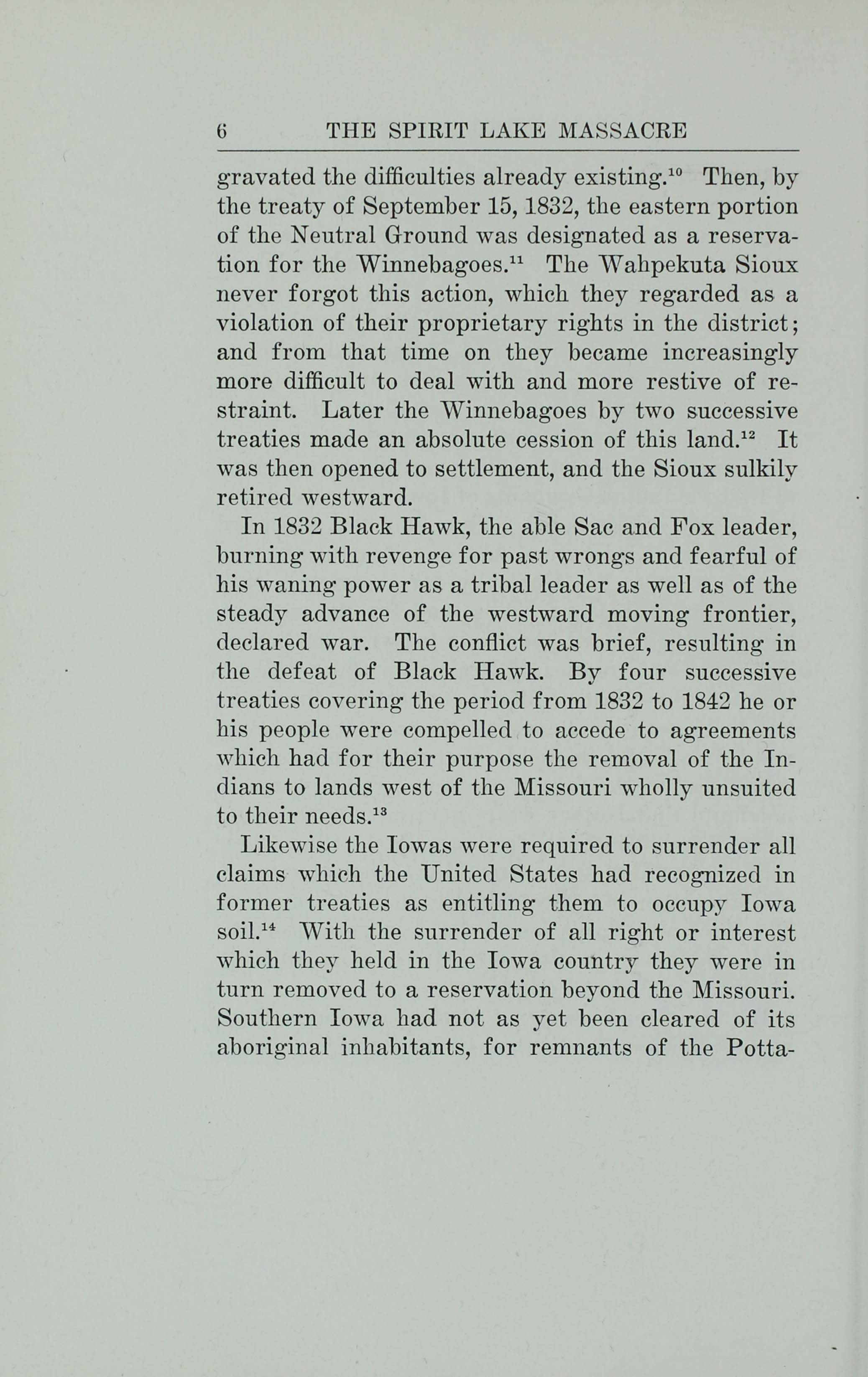 Spirit Lake Massacre | Iowa History Collection
