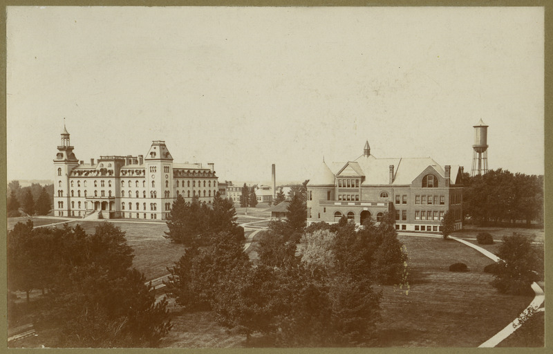 Old Main and Morrill Hall, between 1897 and 1900 | Iowa State ...